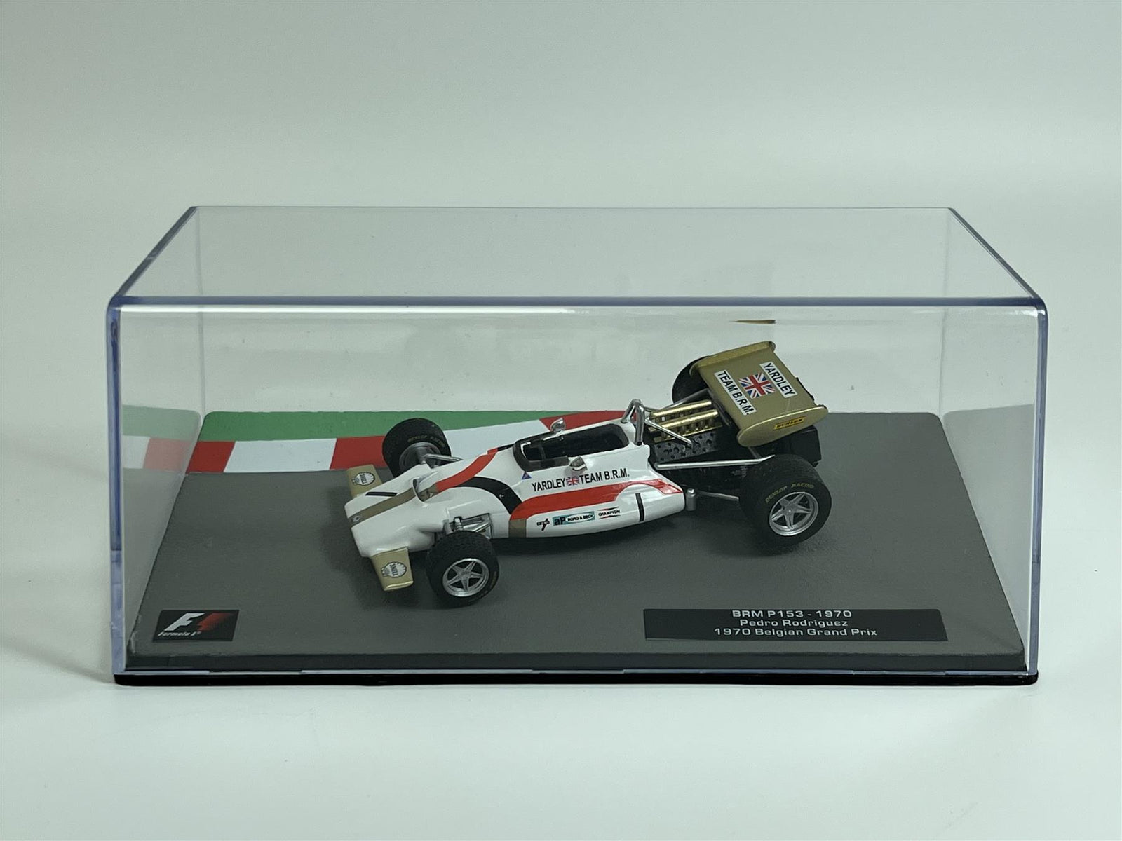 Pedro Rodriguez BRM P153 1970 F1 Collection 1:43 Scale – Mcslots