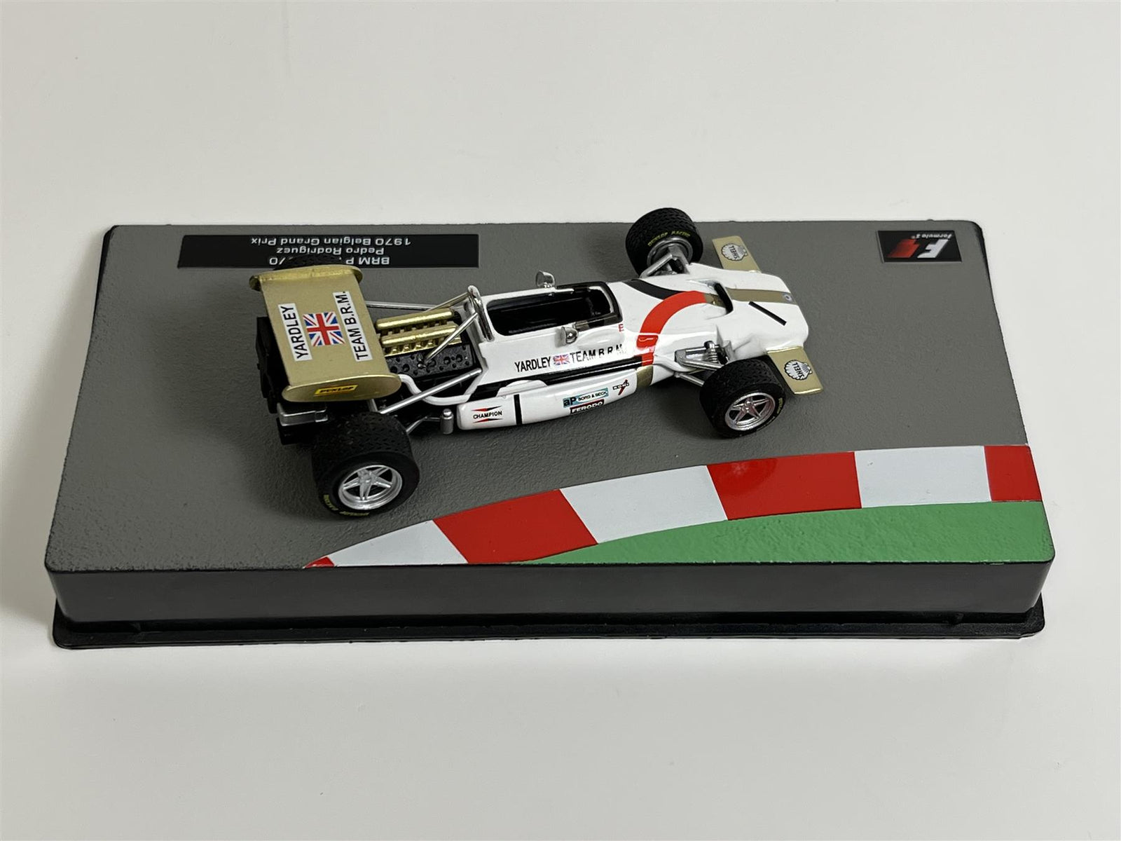 Pedro Rodriguez BRM P153 1970 F1 Collection 1:43 Scale – Mcslots
