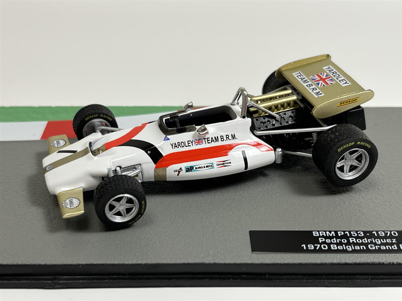 Pedro Rodriguez BRM P153 1970 F1 Collection 1:43 Scale – Mcslots