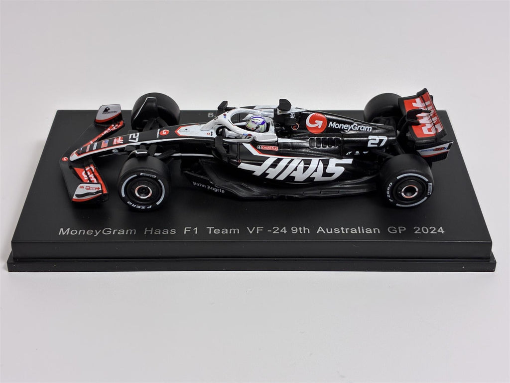Nico Hulkenberg #27 Moneygram Haas F1 FW24 2024 1:64 Scale Spark Y379 ...